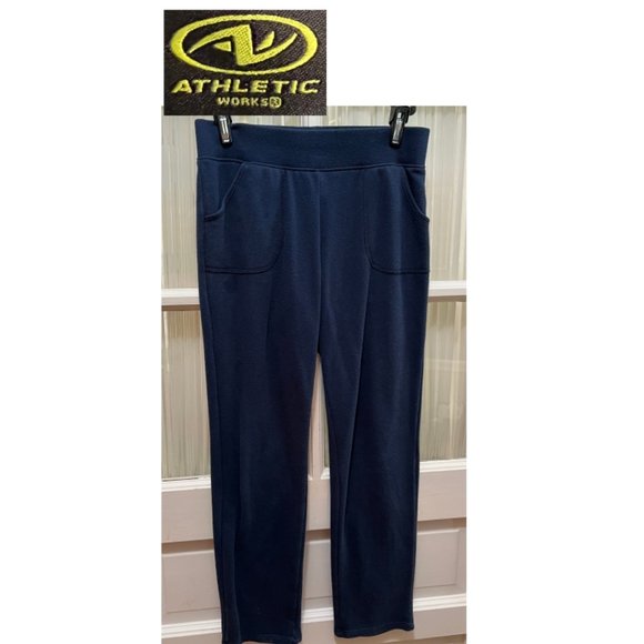 Athletic Works | Bottoms | Athletic Works Navy Blue Sweat Pants Girls ...